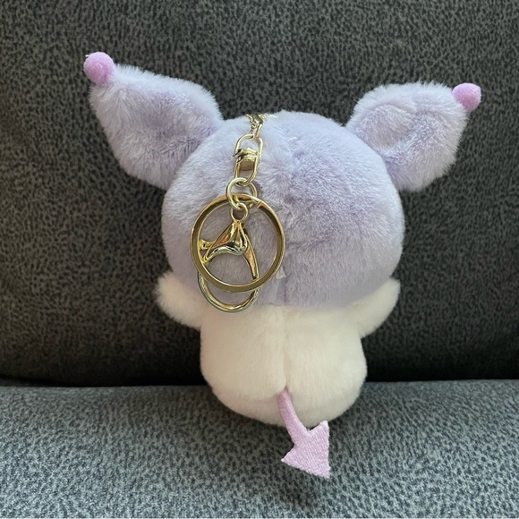 Accessories | Purple Kuromi Plush Keychain | Poshmark